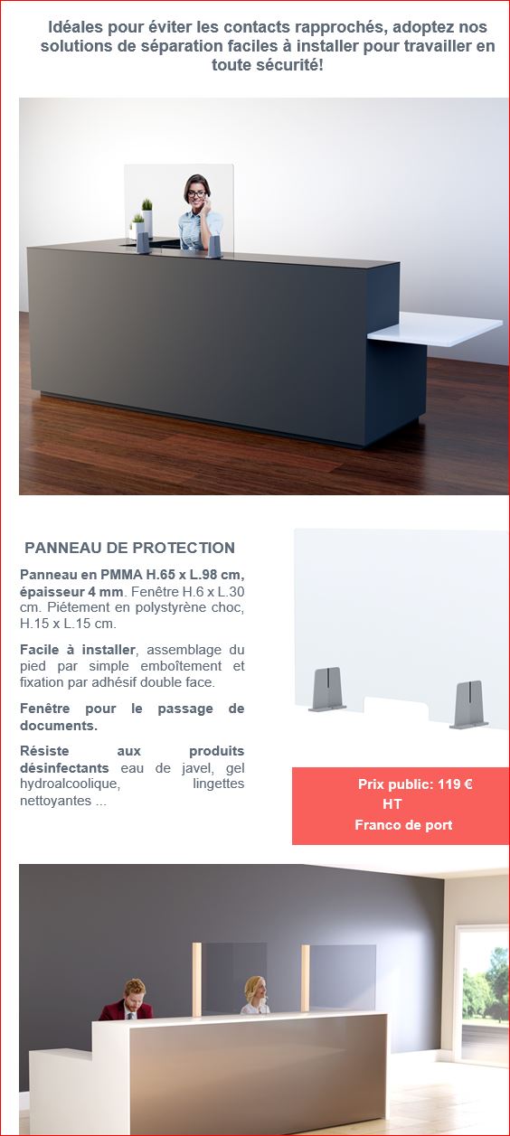 cloison mobile transparente économique AP